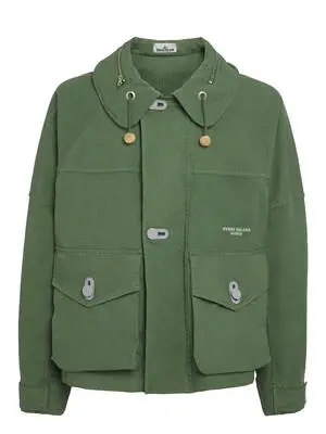 Stone Island Panama Field Jacket - Green
