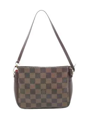 LOUIS VUITTON 2006 Trousee Damier Ebene Shoulder Bag - Brown