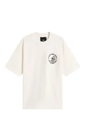 END. Coastal Board Wax T-shirt - Ecru