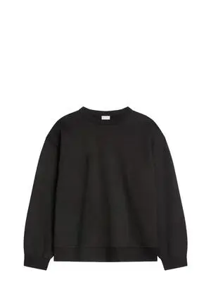 Dries Van Noten Oversized Cotton Sweatshirt - Black