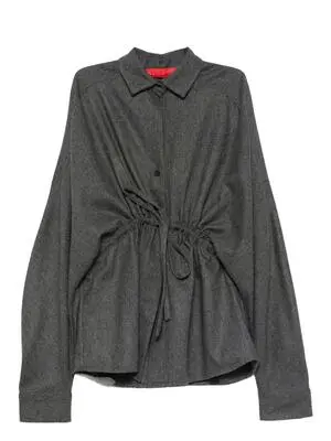 THELATEST E-dalida Drawstring Waist Shirt - Grey