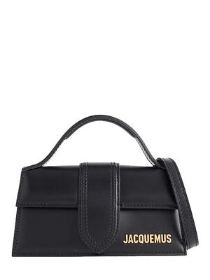 Jacquemus Le Bambino Leather Top Handle Bag - Black