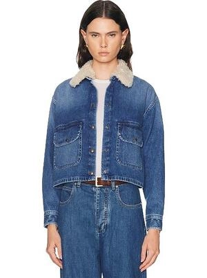 Moncler Button Up Jacket - Blue