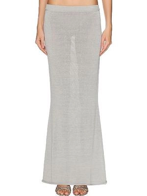 SEROYA Kora Maxi Skirt - Grey