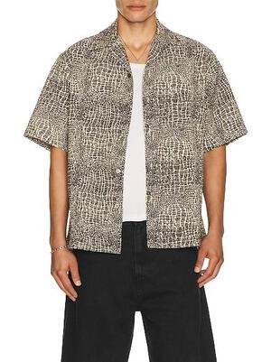 WACKO MARIA Wolf's Head 50's Short Sleeve Shirt Type 3 - One