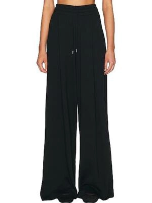 Dries Van Noten Hadium Wide Leg Trousers - Black