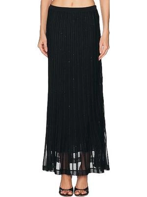 TOM FORD Micro Sequins Evening Skirt - Black