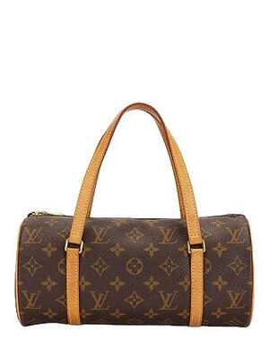 LOUIS VUITTON Monogram Papillon 26 Handbag - Brown