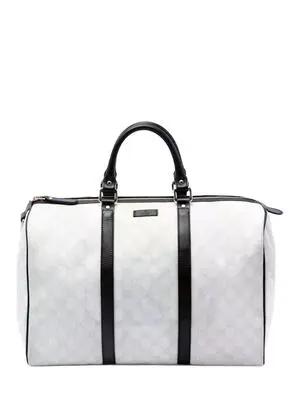 Gucci Gg Supreme Joy Boston Bag - White