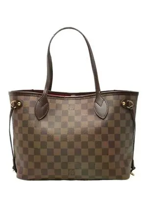LOUIS VUITTON Damier Ebene Neverfull Pm Tote Bag - Brown