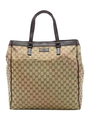 Gucci Gg Canvas Tote Bag - Neutrals