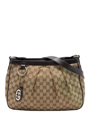 Gucci Gg Canvas Sukey Crossbody Bag - Neutrals