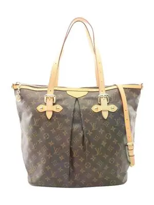 LOUIS VUITTON Monogram Palermo Gm Tote Bag - Brown