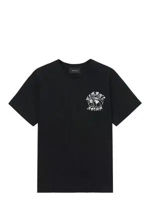 Simone Rocha Graphic Print Cotton T-shirt - Black