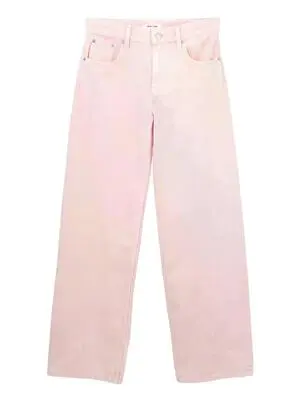 Helmut Lang Classic Five Pockets Wide-leg Jeans - Pink