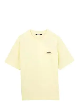 Jacquemus Logo-patch T-shirt - Yellow