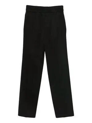 MARCCAIN Elasticated Waistband Straight Leg Trousers - Black