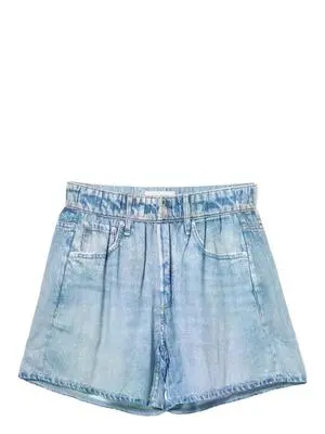 Rag & Bone Faded Effect Shorts - Blue