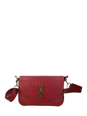 Moschino Love Moschino Clothespin Detail Shoulder Bag Red