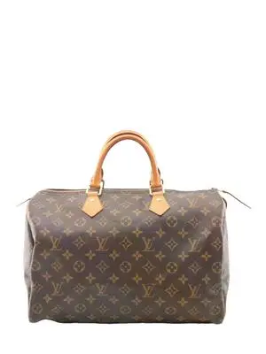 LOUIS VUITTON Speedy 35 Monogram Handbag - Brown