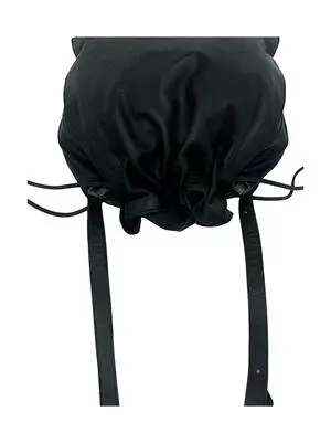 Loewe Nappa Anagram Drawstring Crossbody Bag - Black