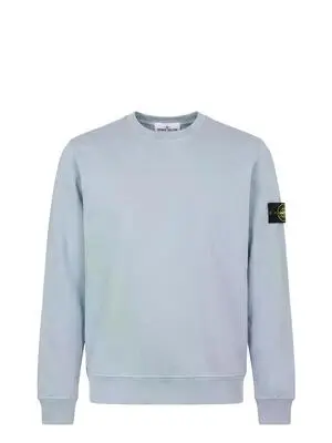 Stone Island Compass Patch Crewneck Sweatshirt - Blue