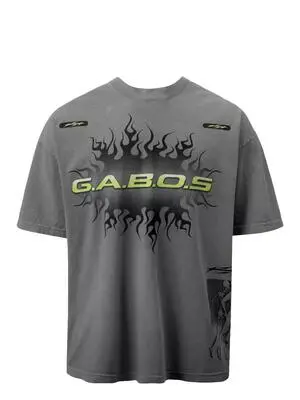 HELLSTAR G.a.b.o.s. Graphic-print T-shirt - Grey