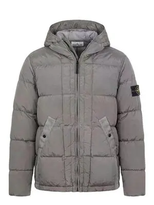Stone Island Hooded Padded Jacket - Grey