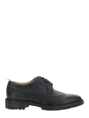 Thom Browne Longwing Brogue Shoes - Black
