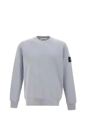 Stone Island Logo Patch Sweatshirt - Blue