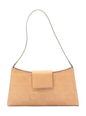 FERRAGAMO Gancini Shoulder Bag - Neutrals