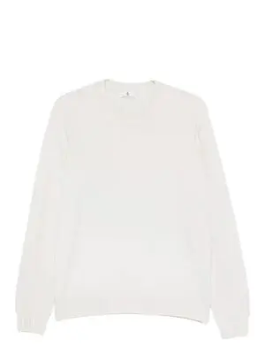 MAGAZZINO RICAMBI Ribbed-trim Crew-neck Sweater - Neutrals