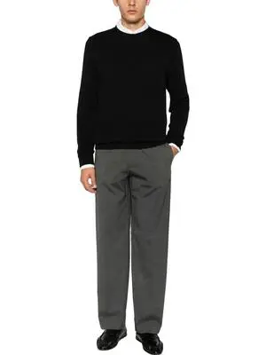 LARDINI Elasticated Waistband Trousers - Grey