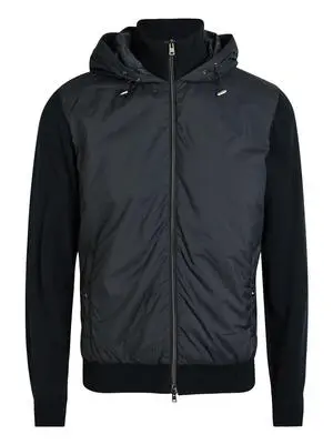 Herno Quilted Hooded Cotton Jacket - Navy