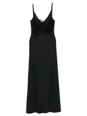 Christopher Esber Ruched Cut-out Maxi Dress - Black