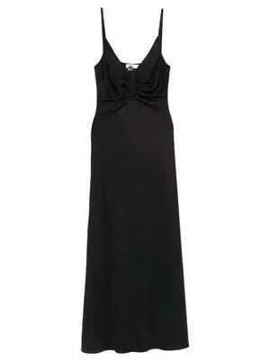 Christopher Esber Ruched Cut-out Maxi Dress - Black