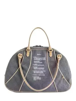 Kolor Piped Canvas Tote Bag - Grey
