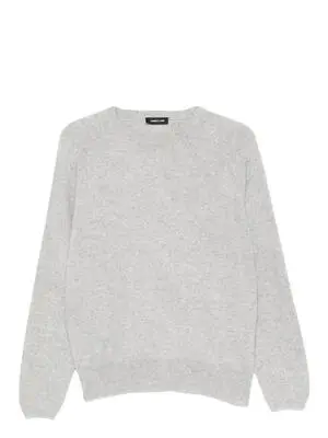 ANNE CLAIRE Long-sleeve Crew Neck Sweater - Grey