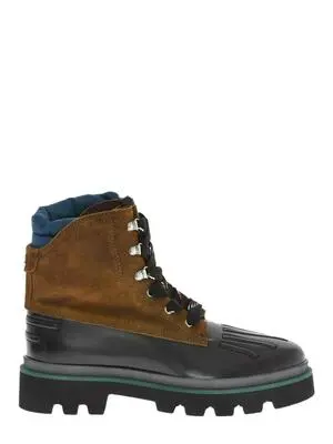 Dsquared2 Leather And Suede Hiking Ankle Boots - Brown