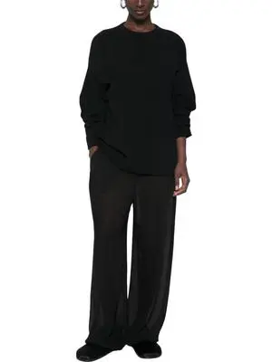 Extreme Cashmere Paolo Crew-neck Long-sleeve Sweater - Black