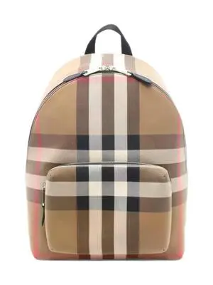 Burberry Check Canvas Backpack - Neutrals
