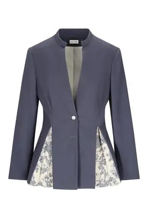 BALTÉR Floraison Nocturne Blazer - Blue