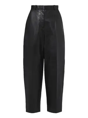 Altuzarra Bix Leather Tapered Pants - Black