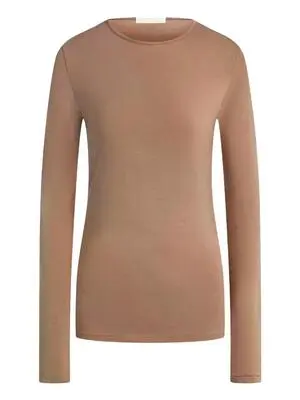 12 STOREEZ Kim Long-sleeve Top - Neutrals