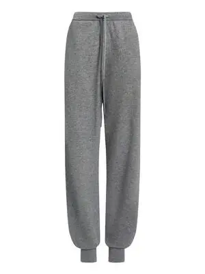 12 STOREEZ Drawstring Knitted Track Pants - Grey