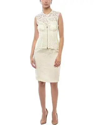 Stella McCartney Sleeveless Lace Corset Dress - Neutrals