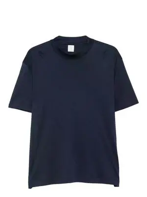 Eleventy Crew-neck Short-sleeve T-shirt - Blue