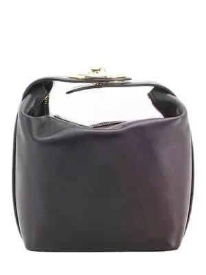 Valentino Garavani Vlogo The Bold Edition Top Handle Bag Leather Mini Satchel - Black