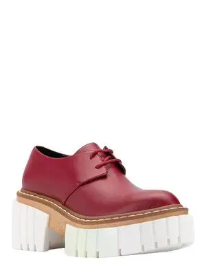 Stella McCartney Emilie Lace-up Platform Shoes - Red