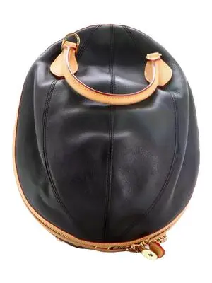 LOUIS VUITTON Monogram Canvas And Leather Satchel - Black